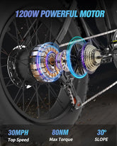 Ridstar Q20Pro 2000W Fat Tire Electric Bicycle – Ridstar AU